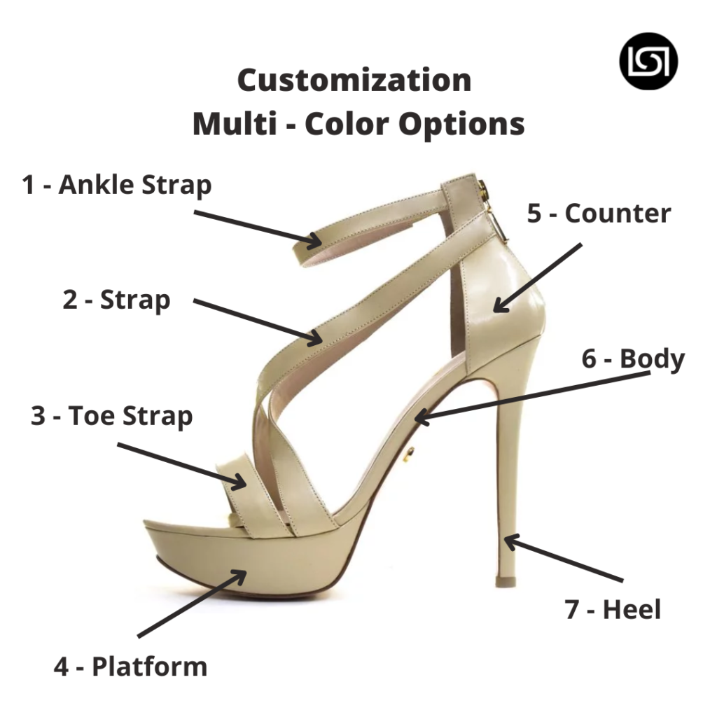 Wide Width Strappy High Heels | Wide Platform Sandals with Straps