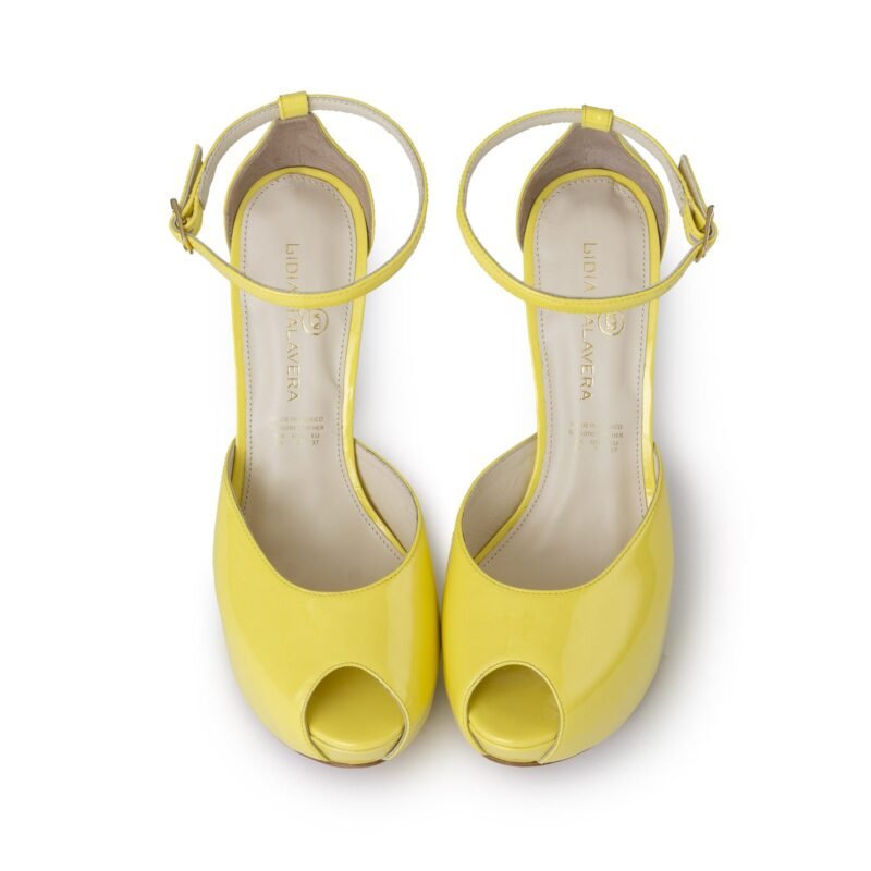 Willow Yellow Peep Toe Platform Pump — Order Today